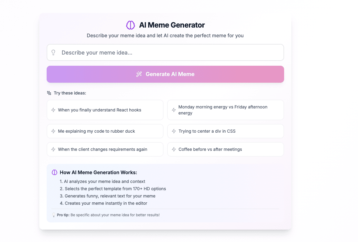 Meme Builder AI – Free Meme Generator - Online Meme Maker & Creator ...