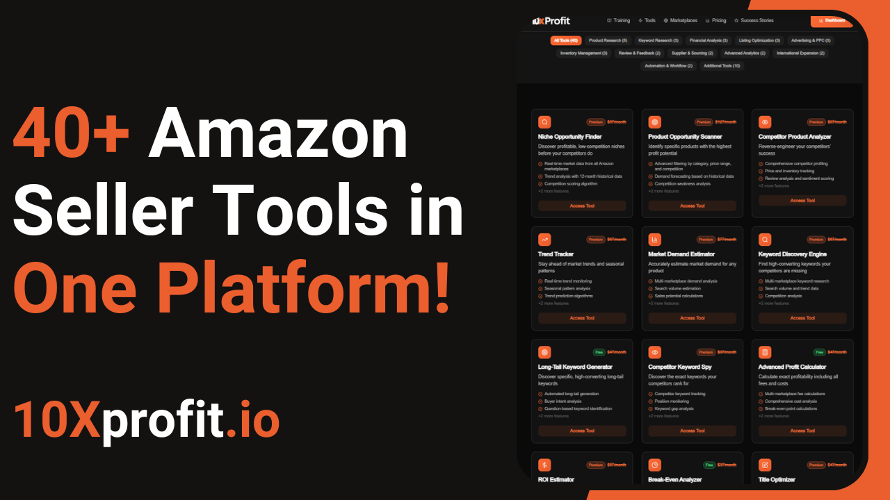 10Xprofit - Amazon Seller Tools – All-in-one Amazon seller tools to ...