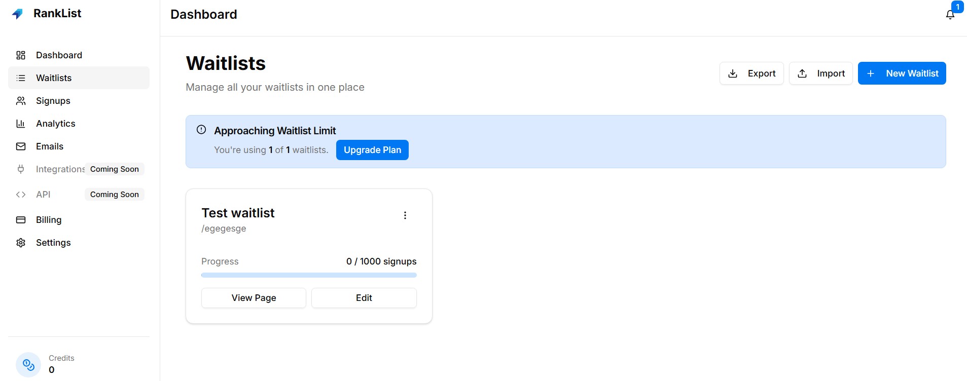 RankList – The only waitlist platform with SEO, AI generation, analytic ...